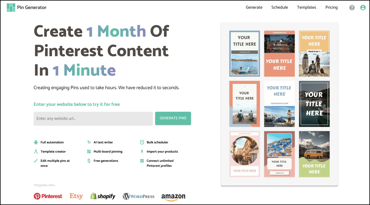 Pin Generator Create Pinterest Pins Fast Softwareupdated Com