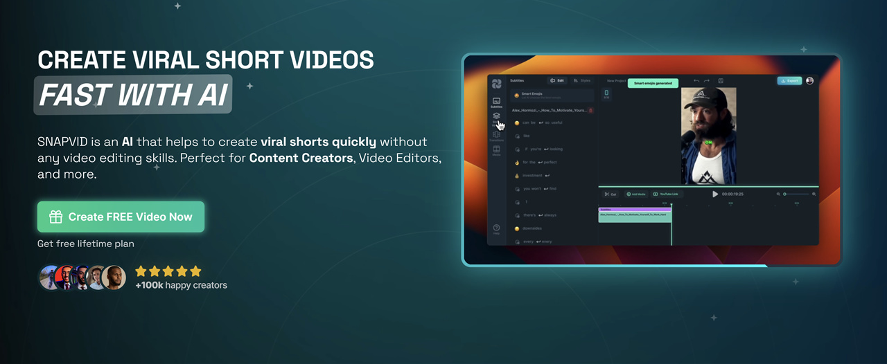 SnapVid AI Short Video Generator | SoftwareUpdated.Com